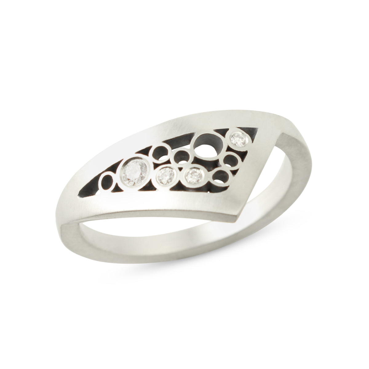 Acute Triangle Curved Ring – Wear Ever Jewelry